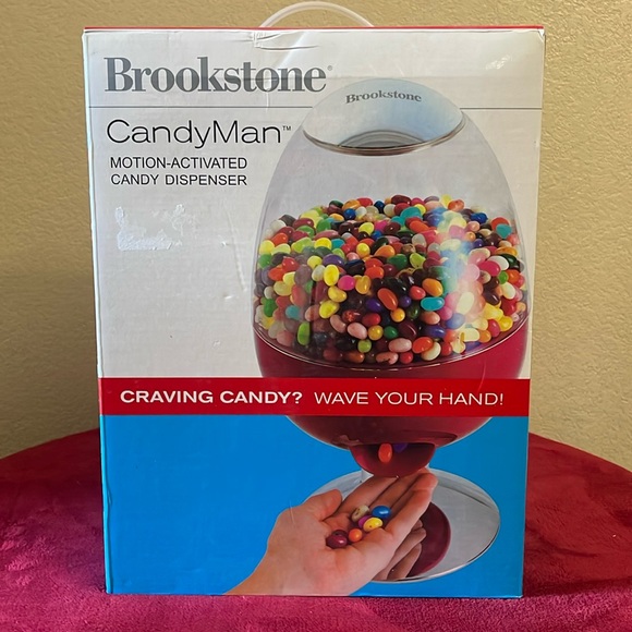 Brookstone | Dining | New Brookstone Red Candyman Motion Sensor ...
